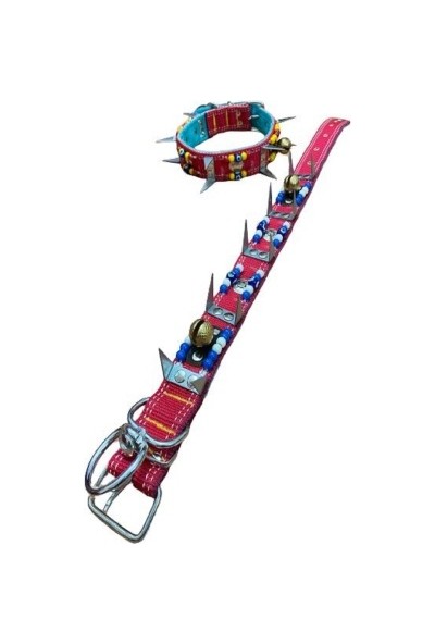 Sürmeli Tasma Kangal Çoban Köpek Tasması Palaska 2 Zilli 74 cm Sürmeli Tasma Kangal Çoban Köpek Tasması Palaska 2 Zilli 74 cm