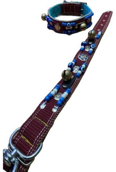 Sürmeli Tasma Kangal Köpek Tasması Palaska 2 Zilli 74 cm Sürmeli Tasma Kangal Köpek Tasması Palaska 2 Zilli 74 cm