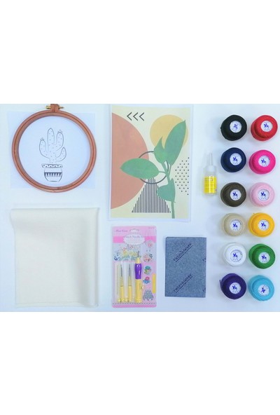 Punch Nakış Seti Ipli Tam Set Punch Nakış Seti Ipli Tam Set