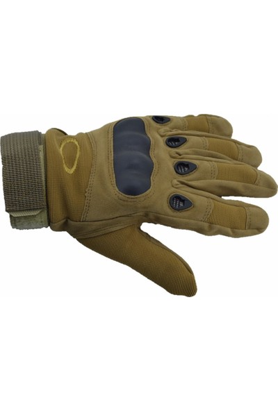 Mude L Beden Tam Boy Taktik Eldiven Bej