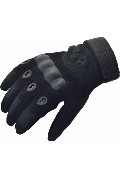 Mude L Beden Tam Boy Taktik Eldiven Siyah