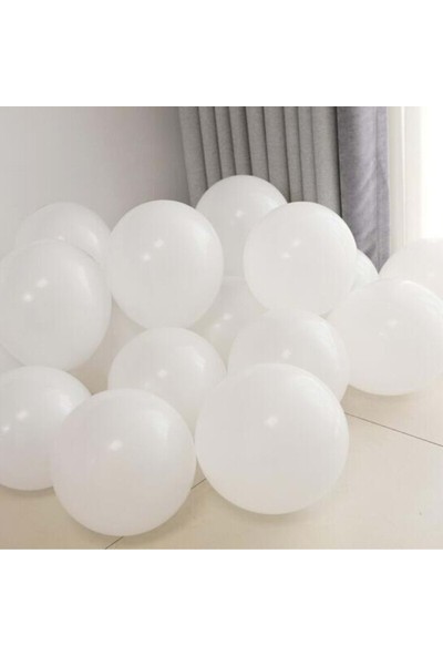 Organizasyon Pazarı 12 Inç Beyaz Renk Dekorasyon Balonu 10LU Paket Organizasyon Pazarı 12 Inç Beyaz Renk Dekorasyon Balonu 10LU Paket