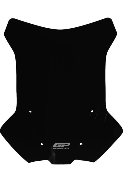 Gp Kompozit Ktm 250 / 390 Adventure 2020-2021 Uyumlu Ön Cam Siyah 49 Cm