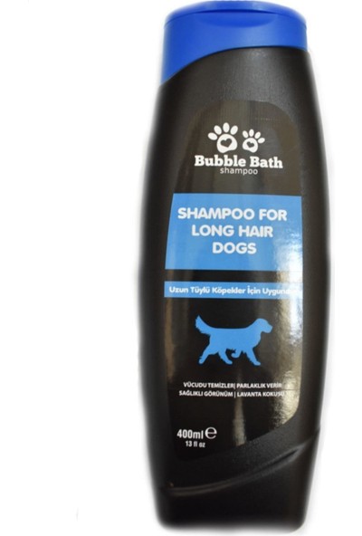 Bubble Bath Bath Uzun Tüylü Köpek Şampuanı 400 ml Bubble Bath Bath Uzun Tüylü Köpek Şampuanı 400 ml