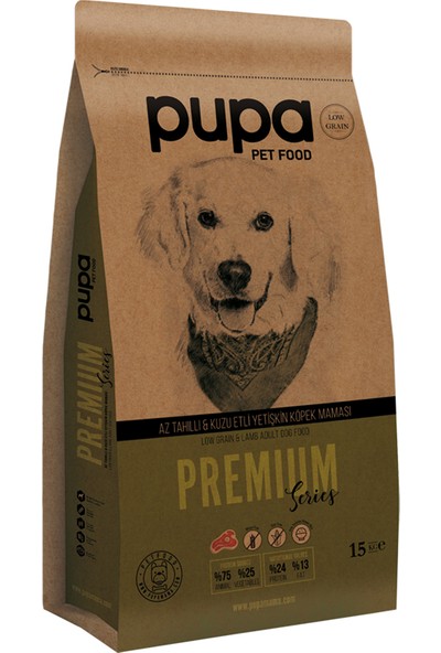 Pupa Az Tahıllı & Kuzu Etli Köpek Maması Pupa Az Tahıllı & Kuzu Etli Köpek Maması