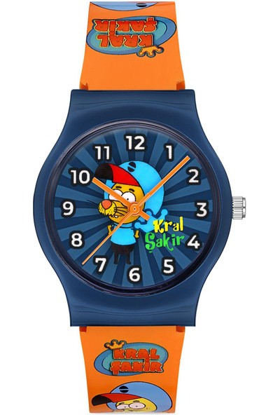 MiniFlak Kral Şakir KS7506-3 Turuncu Erkek Çocuk Kol Saati