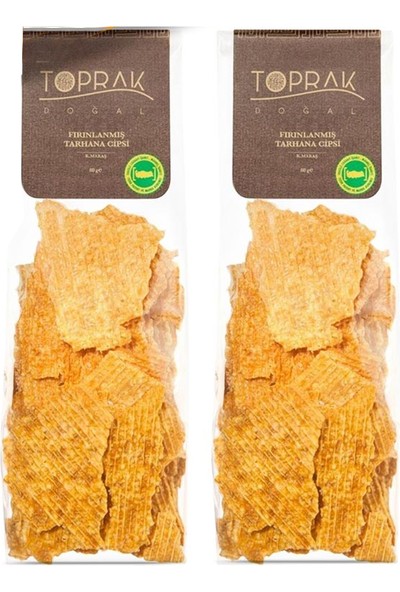 Toprak Doğal Fırınlanmış Tarhana Cips 2'li Set 160 gr Toprak Doğal Fırınlanmış Tarhana Cips 2'li Set 160 gr