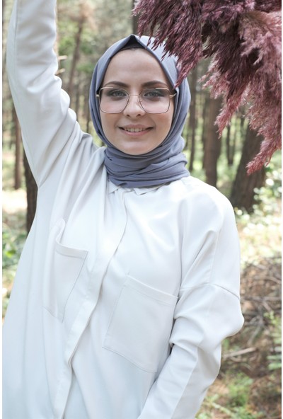 Ss Scarfs Kadın Cotton Şal Kurşun