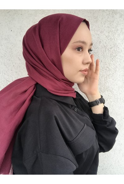 Ss Scarfs Kadın Cotton Şal Vişne