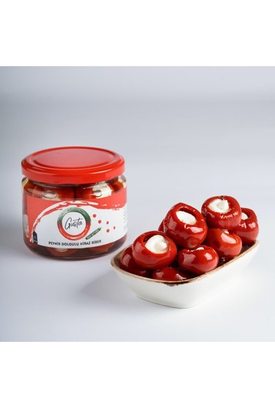 Gusta Peynir Dolgulu Kiraz Biber 300 ml