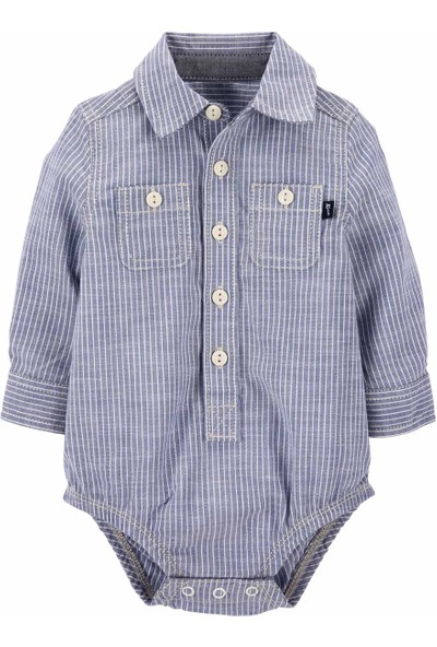 Oshkosh Erkek Bebek Gömlek Body 1M049310 Oshkosh Erkek Bebek Gömlek Body 1M049310
