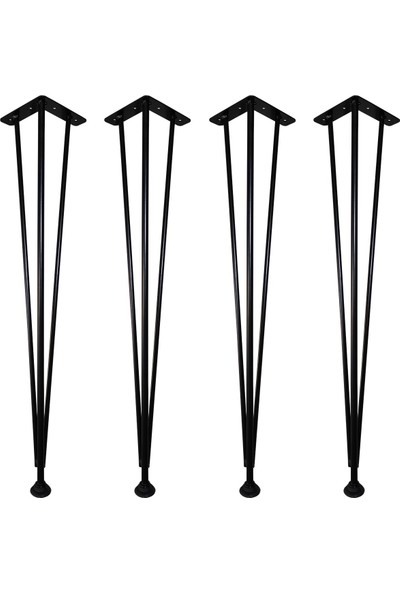 H.A.P Metal Masa Ayağı 73 cm Üniversal Pingolu Firkete Ayak 4 Adet H.A.P Metal Masa Ayağı 73 cm Üniversal Pingolu Firkete Ayak 4 Adet