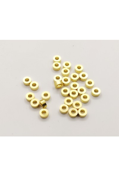 Yiğit Aksesuar Altın Kaplama Yuvarlak Ara Aparat 5 Adet Yiğit Aksesuar Altın Kaplama Yuvarlak Ara Aparat 5 Adet
