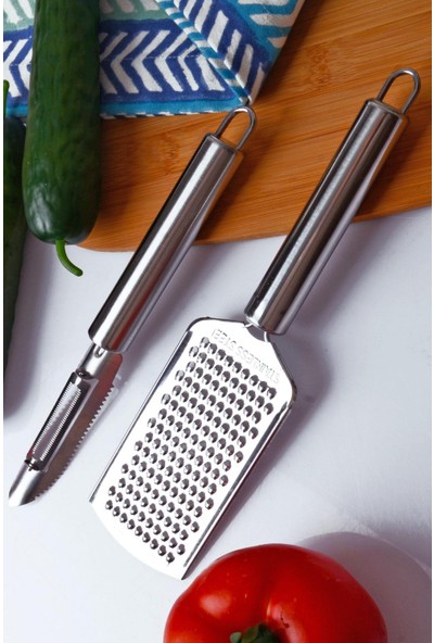 Porselen Diyarı Paslanmaz Metal Rende ve Yan Soyacak