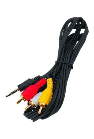 Transformacion Uydu Alıcısı Av Kablo (3.5 mm Stereo E-3 Rca) 1.2 Metre 248042