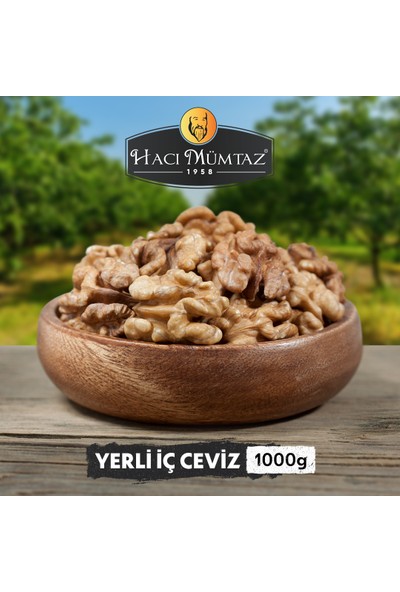 Hacı Mümtaz Iç Ceviz Yerli (Doğal & Yağlı) 1 kg Hacı Mümtaz Iç Ceviz Yerli (Doğal & Yağlı) 1 kg