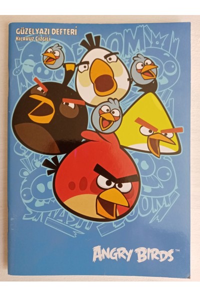 Keskin Color Güzel Yazı Defteri A5 Eğik Kılavuz Çizgili Angry Birds 4 Adet Keskin Color Güzel Yazı Defteri A5 Eğik Kılavuz Çizgili Angry Birds 4 Adet