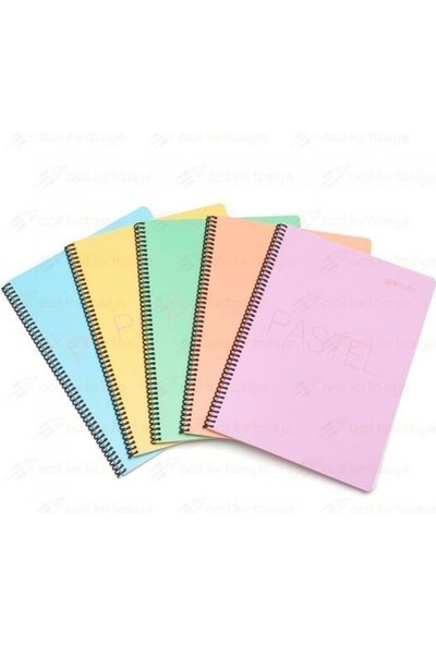 Mynote Flex Pastel Defter Spiralli Pp Kapak 80 Yaprak Kareli A5 1 Adet