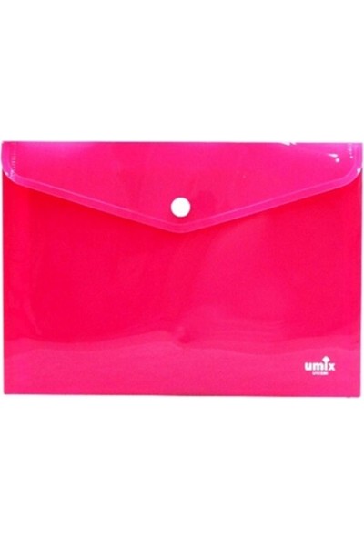 Umix Çıtçıtlı Zarf Dosya Neon Pembe A5 240X170 mm 1 Adet Umix Çıtçıtlı Zarf Dosya Neon Pembe A5 240X170 mm 1 Adet