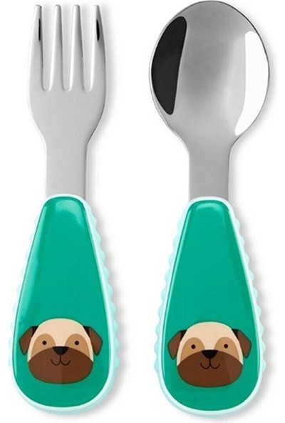 Skip Hop Zoo Çatal Kaşık Seti Pug 9M589610