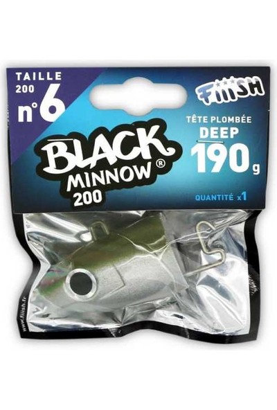 Fiiish Black Minnow BM200/6 BM211 Deep 190GR Jig Head - Kaki Fiiish Black Minnow BM200/6 BM211 Deep 190GR Jig Head - Kaki