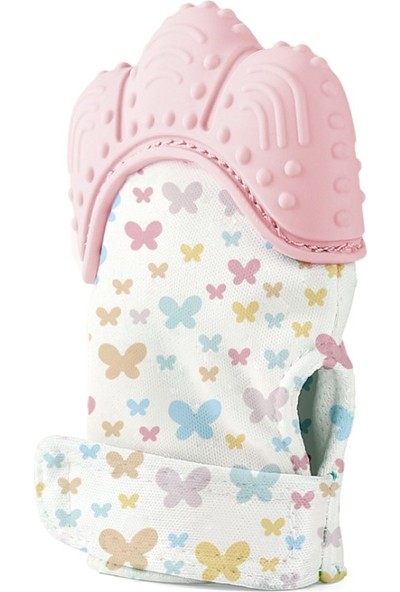 Babyjem Diş Kaşıyıcı Eldiven Pembe