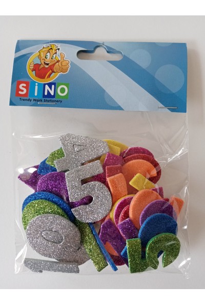 Sino Sino Sticker Eva Rakam 40 Adet 35MM Sino Sino Sticker Eva Rakam 40 Adet 35MM