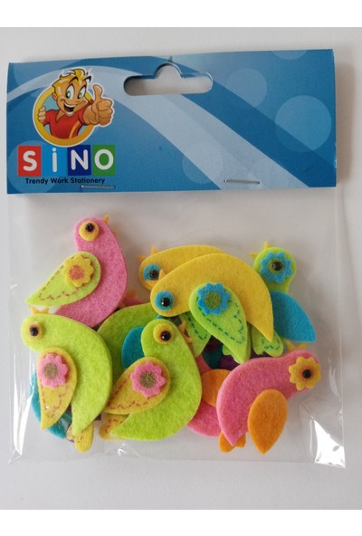 Sino Sino Sticker Keçe Kuş Güvercin 12 Adet 47MM Sino Sino Sticker Keçe Kuş Güvercin 12 Adet 47MM