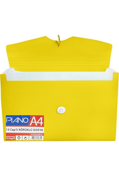 Piano Piano Körüklü Dosya 13 Bölmeli