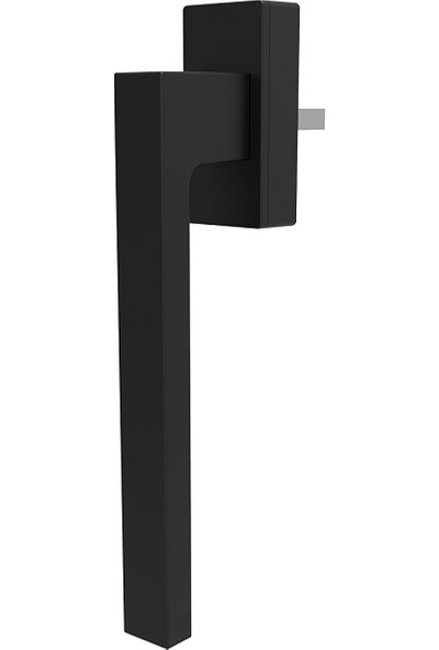 Aksmar Sürme Kapı Kolu Kare Maçalı At Mat Siyah