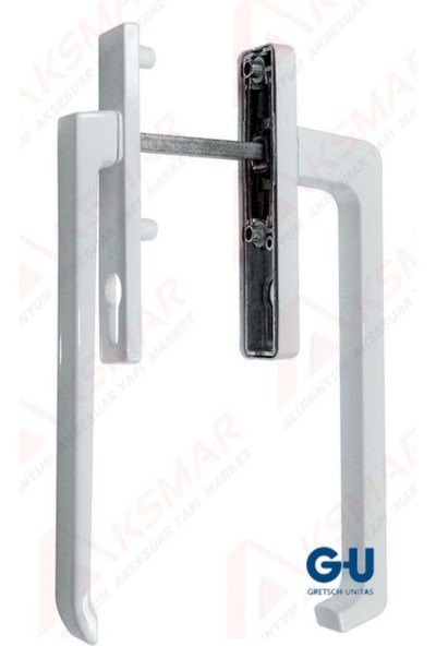 BKS Tam Otomatik Sürme Için Çift Taraflı Kapı Kolu (Bir Tarafı Basık) - Beyaz BKS Tam Otomatik Sürme Için Çift Taraflı Kapı Kolu (Bir Tarafı Basık) - Beyaz