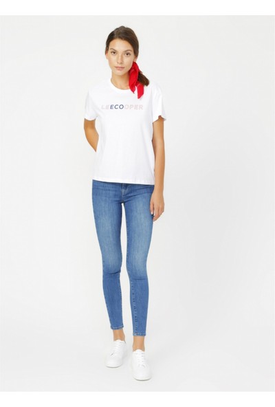 Lee Cooper Recycle Jamy Kadın Jean Skinny Highrise Fit Pantolon Agora Light Lee Cooper Recycle Jamy Kadın Jean Skinny Highrise Fit Pantolon Agora Light