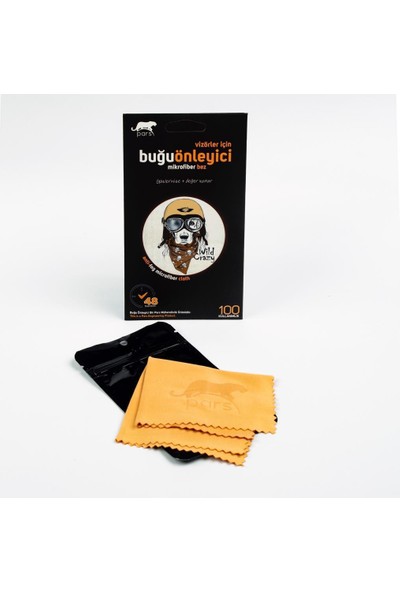 Pars Motor Kaskı ve Kayak Gözlüğü Buğu Önleyici Mikrofiber Bez