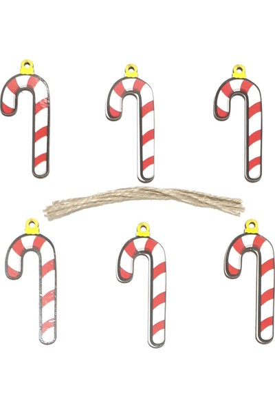 Funworld Yılbaşı Yeni Yıl Süsü Çam Ağacı Baston Süs Ahşap 10 cm 6'lı Funworld Yılbaşı Yeni Yıl Süsü Çam Ağacı Baston Süs Ahşap 10 cm 6'lı