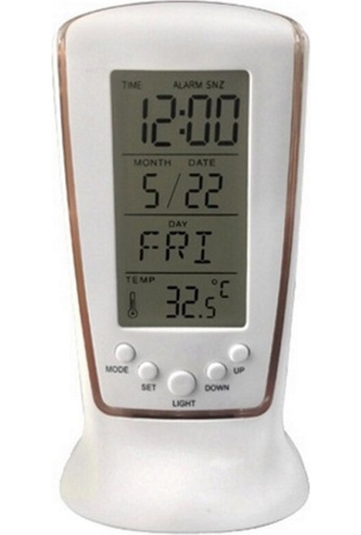 Good Shop Dijital Takvim Sıcaklığı Mavi Arka Işıklı LED Dijital Çalar Saat Elektronik LED Gece Lambası Masa Saati Erteleme Alarmı (Yurt Dışından) Good Shop Dijital Takvim Sıcaklığı Mavi Arka Işıklı LED Dijital Çalar Saat Elektronik LED Gece Lambası Masa Saati Erteleme Alarmı (Yurt Dışından)