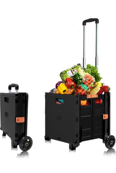 BALATLI Katlanabilir Portatif Market ve Pazar Taşıma Arabası 40 kg BALATLI Katlanabilir Portatif Market ve Pazar Taşıma Arabası 40 kg