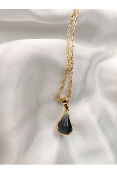 Swell Su Damlası Siyah Kolye Swell Su Damlası Siyah Kolye
