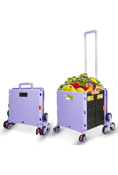 BALATLI Katlanabilir Portatif Merdiven Çıkabilen Market ve Pazar Taşıma Arabası 40 kg BALATLI Katlanabilir Portatif Merdiven Çıkabilen Market ve Pazar Taşıma Arabası 40 kg