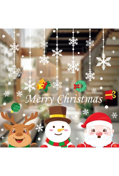 Fıy Noel Çıkartmaları Minimalist Tarz (Yurt Dışından)