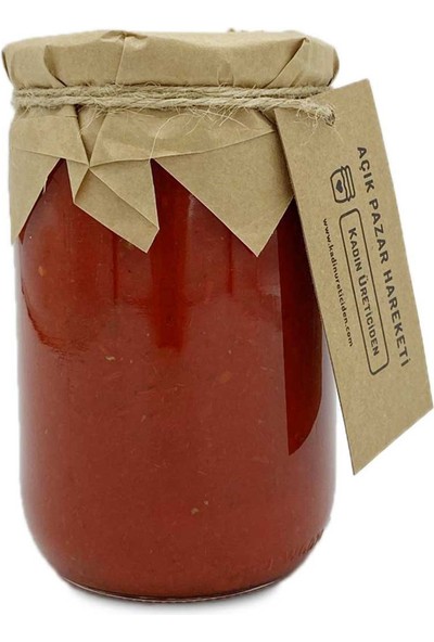 Kadın Üreticiden Domates Salçası