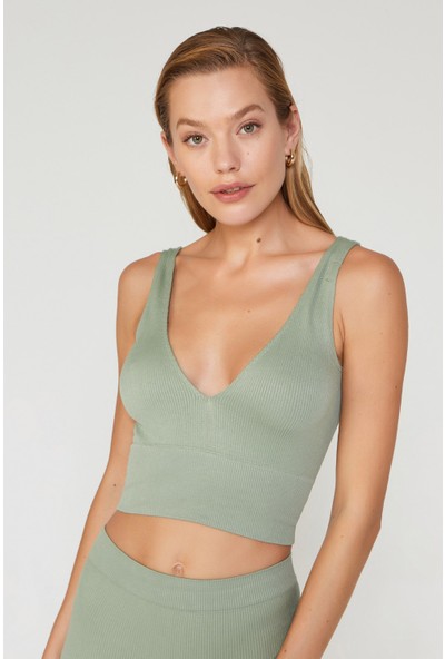 Cansoy Seamless Çağla Crop Bustiyer Cansoy Seamless Çağla Crop Bustiyer