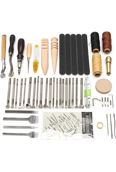 Skyline Store 59 Adet Deri İşçiliği İçin Alet Kiti (Yurt Dışından)