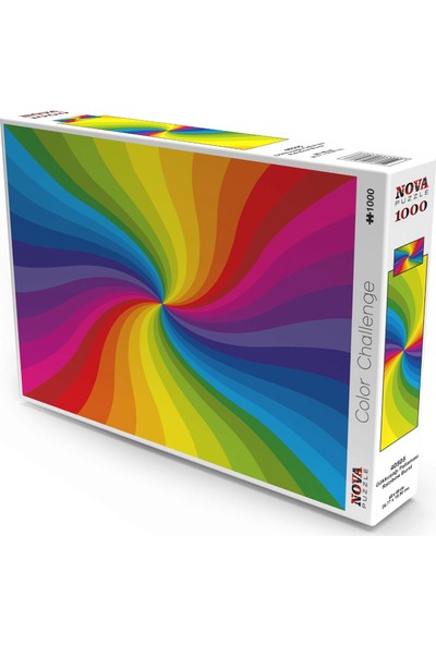 Nova Puzzle 1000 Parçalık Gökkuşağı Patlaması Puzzle Nova Puzzle 1000 Parçalık Gökkuşağı Patlaması Puzzle