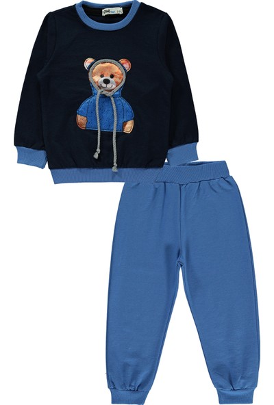 Civil Boys Erkek Çocuk Eşofman Takımı 2-5 Yaş Saks Mavisi