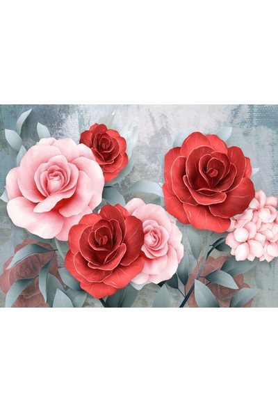 Nova Puzzle Nova 2000 Parça Puzzle - Pembe ve Kırmızı Güller