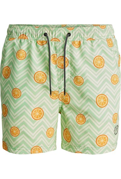 Jack & Jones %50 Geri Dönüştürülmüş Desenli Cepli Yeşil Erkek Şort Jack & Jones %50 Geri Dönüştürülmüş Desenli Cepli Yeşil Erkek Şort