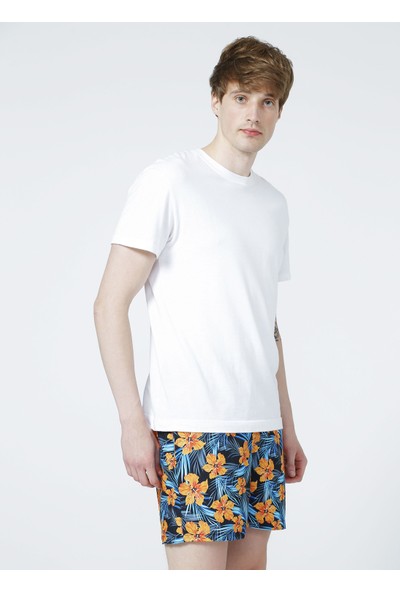 Aeropostale Çiçek Desenli Renkli Erkek Şort Mayo