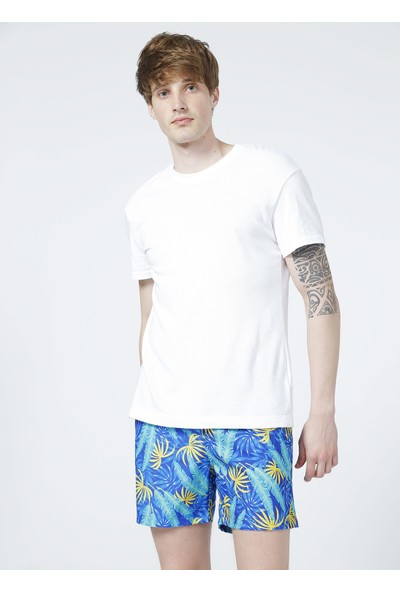 Aeropostale Desenli Lacivert Erkek ŞortMayo