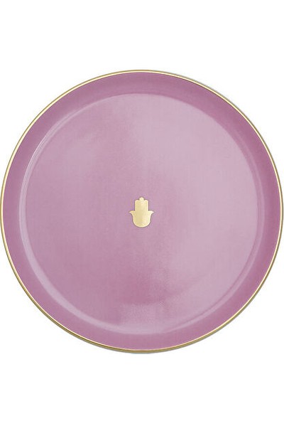 Porland Glamorous Pembe Düz Tabak