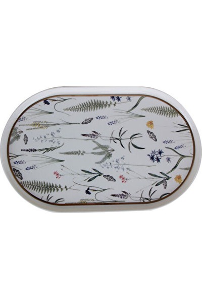 Porland Botanical Kayık Tabak 32 cm